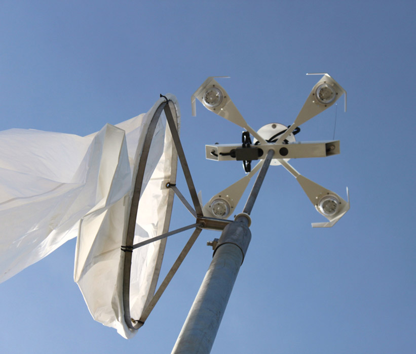 Solar Lighted Windsock Assembly - Avlite Systems Solar Lighted Windsock Assembly - Avlite Systems